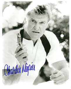 Charles Napier Autographed Photos Frame